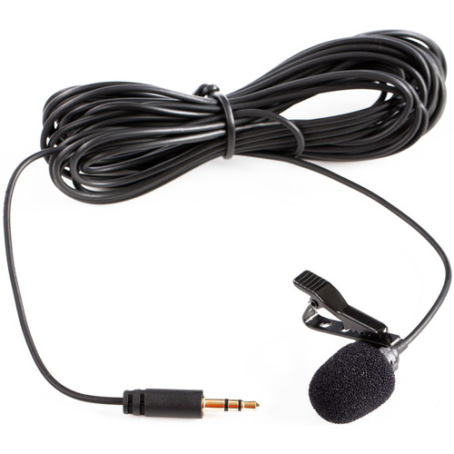 Saramonic SR-XLM1 Omnidirectional Broadcast-Quality Lavalier Microphone with 3.5mm TRS Connector ...