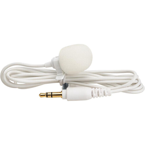Saramonic SR-M1 Omnidirectional Lavalier Microphone Cable with 3.5mm TRS Connector (White ...