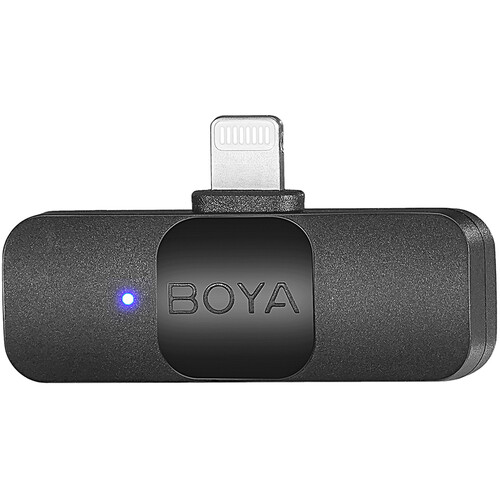 BOYA BY-V1 Ultracompact Wireless Microphone System with Lightning ...