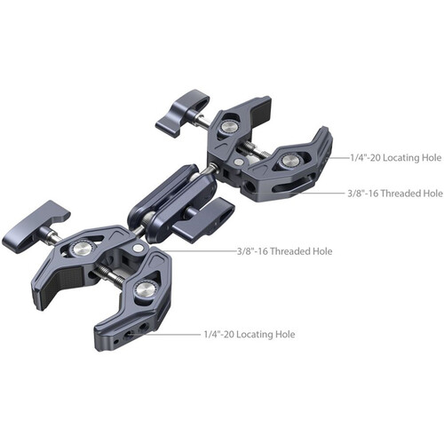 SmallRig Super Clamp with Double Crab-Shaped Clamps – Curven Store